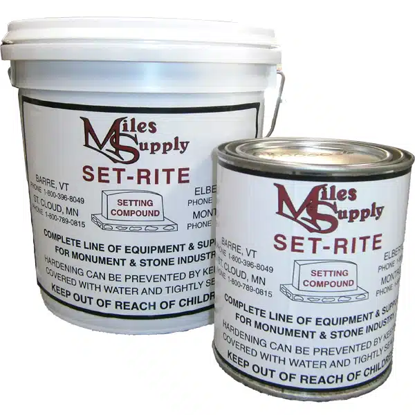 Setting Compound | Stone Cemetery Supplies