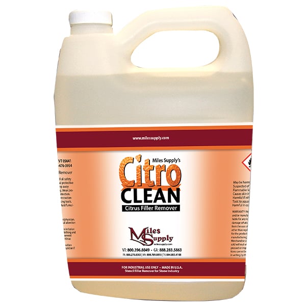 CitroClean Stencil Filler Remover from Miles Supply | Stone Supplies