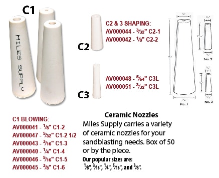 Nozzles and Holders at Miles Supply - which one do you need?