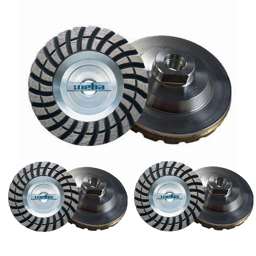 Weha 4" Aluminum Backed Diamond Turbo Cup Wheel | Miles Supply