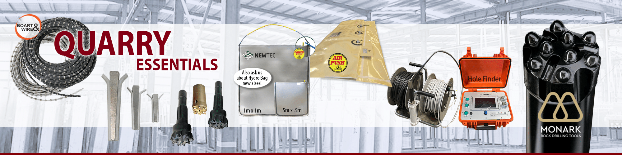 The Stone Industry's Preferred Industrial Equipment Supplier