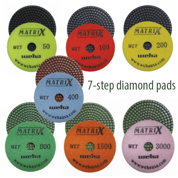 Matrix 7-step pads 4" from Weha | Miles Supply